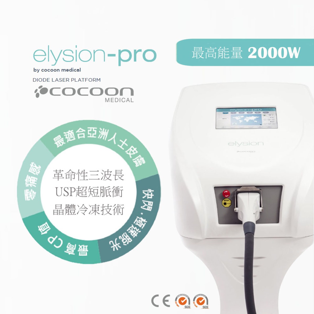 Elysion-pro 3 激光冰感脫毛